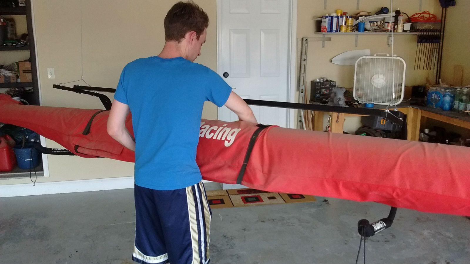 Sculling Boat Slings, Rowing Shell Slings - Revolution Rowing